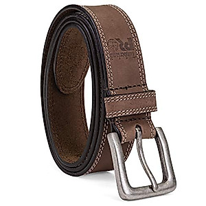 Timberland PRO Men's 38mm Boot Leather Belt, Brown, 36