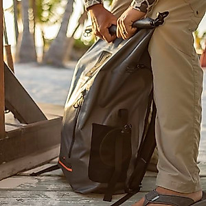 Grundéns Wayward Roll Top Backpack | Waterproof, 38L, Deep Depths