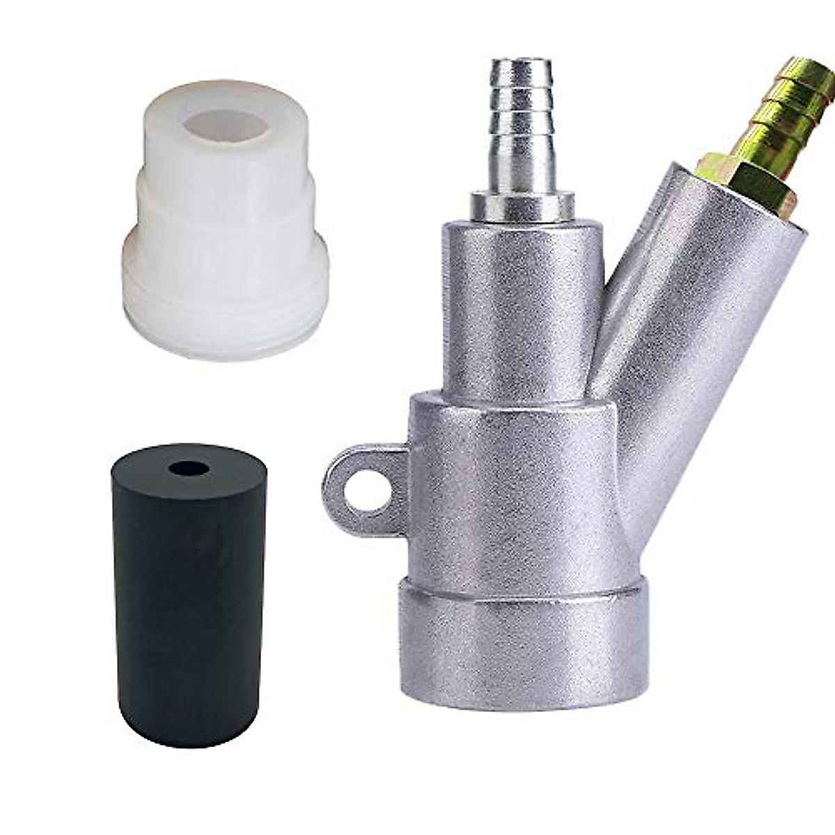 Sand Blaster Gun Boron Carbide Nozzle Air Sandblaster Gun Kits Stainless Steel Spray Gun Sandblasting Gun Rust Dust Remove (8mm Tip)