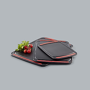 Brund Easycut Cutting Board, 36 x 26cm, Black