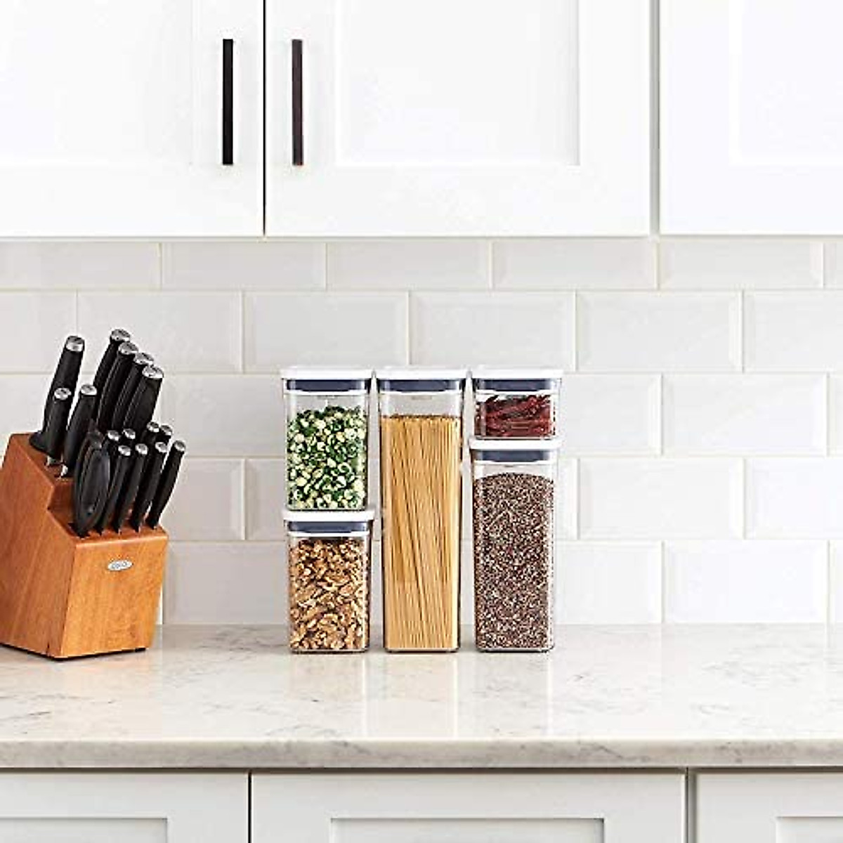 OXO Good Grips 5-Piece POP Container Set with 5 Labels