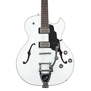 Guild Guitars Starfire I SC Semi-Hollow Body Electric Guitar, Snowcrest White, Florentine-Cut w/tremolo, Newark St. Collection