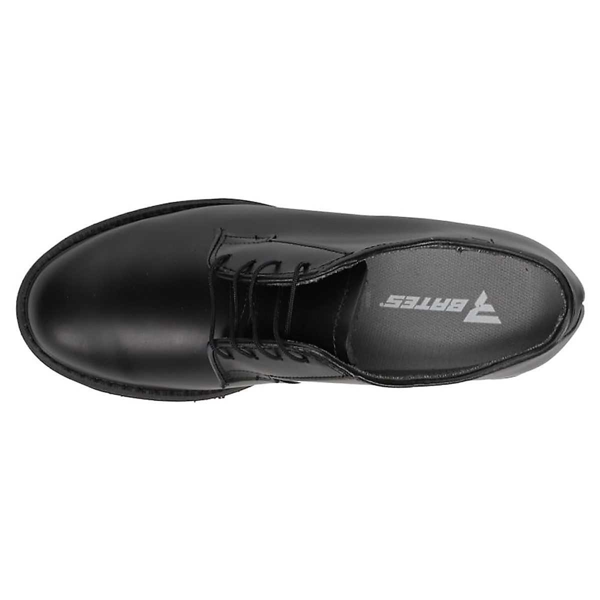 Bates Women's Leather Uniform Oxford Shoes Black 10.5 W