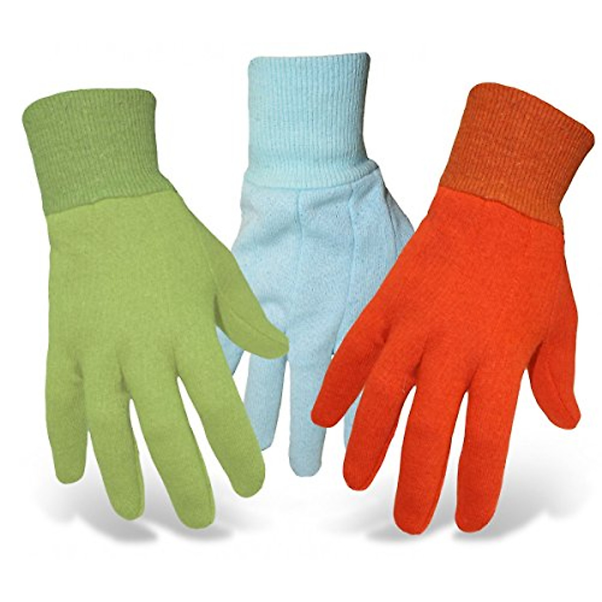 Boss 419 Jersey Gardening Gloves – Assorted, Ages 9-12, General Purpose Kids Gloves with Knit Writs