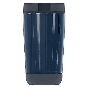 THERMOS Jurassic World Blue Metallic Logo GUARDIAN COLLECTION Stainless Steel Travel Tumbler, Vacuum insulated & Double Wall, 12 oz.