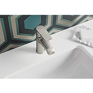 KOHLER 97060-4-BN Hint Single Control Faucet, Vibrant Brushed Nickel