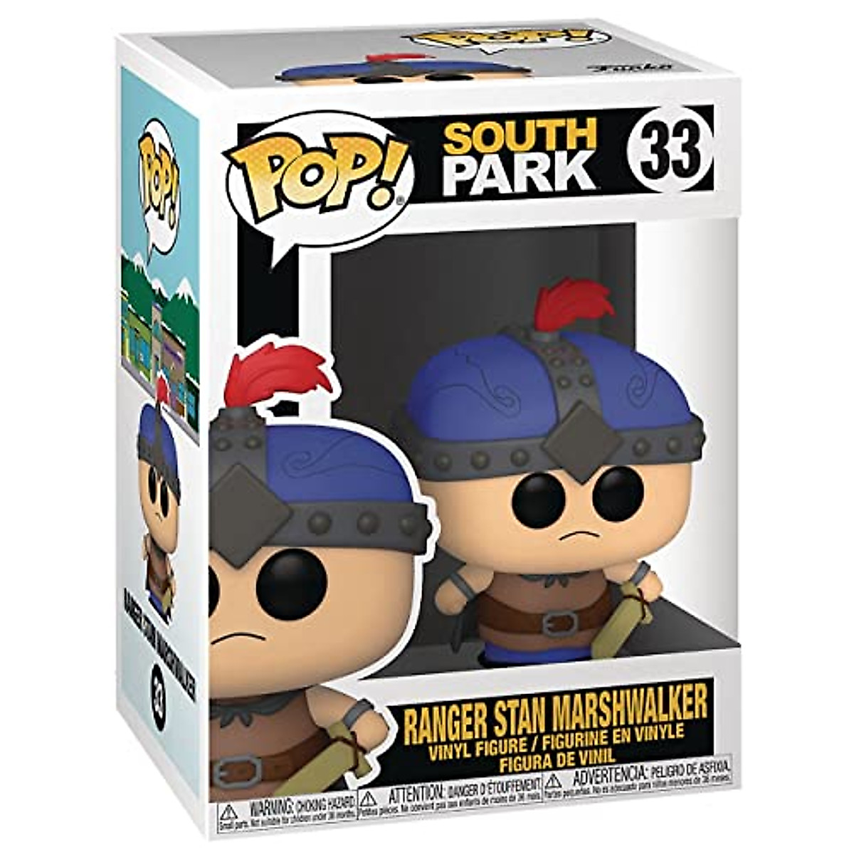 POP South Park: Stick of Truth - Ranger Stan Marshwalker Funko Vinyl Figure (Bundled with Compatible Box Protector Case), Multicolored, 3.75 inches