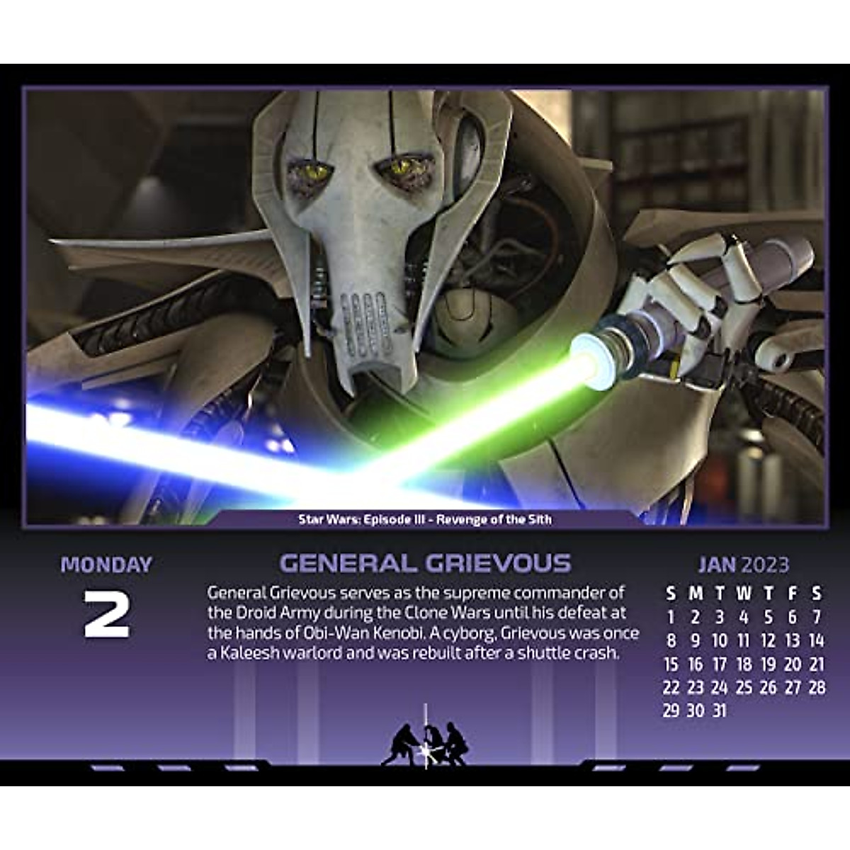 2023 Star Wars: Saga Day-at-a-Time Box Calendar
