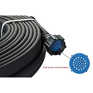 GREEN MOUNT 04070P Garden Soaker hose 1/2 inch 50 ft Heavy Duty for Flower Beds, Seedling
