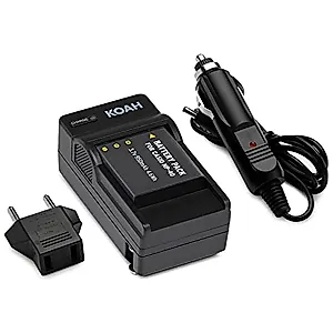 Kodak AZ421 PIXPRO Astro 16MP Digital Camera (Red) Bundle with Memory Card, Rechargeable Battery and Charger Kit Compatible with Casio NP-40 and Kodak LB-060, and Holster Camera Case (4 Items)