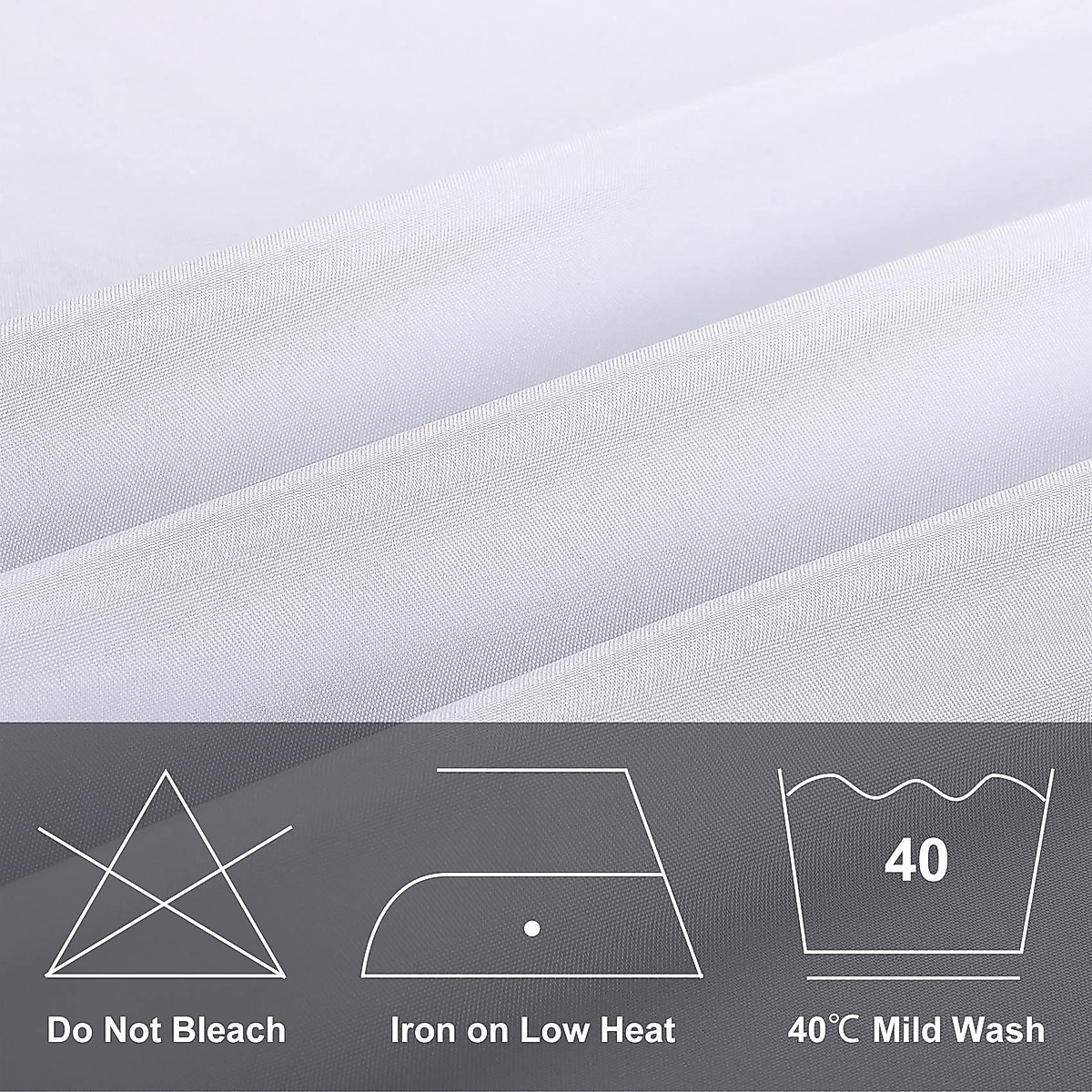 luccido 6 Pack Round Tablecloth 70 Inches White Table Cloth Stain and Wrinkle Resistant Washable Polyester Fabric Table Cover for Party, Wedding and Banquet Decoration