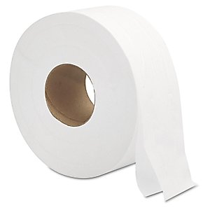 General Supply 9JUMBO Jumbo Roll Bath Tissue, 2-Ply, 9", White (Case of 12)