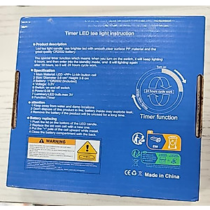 AGPtEK No flicker Flameless LED Tealights Candles Battery-Operated Long Lasting Tealights for Wedding Holiday Party Home Decoration 24pcs (Warm White)