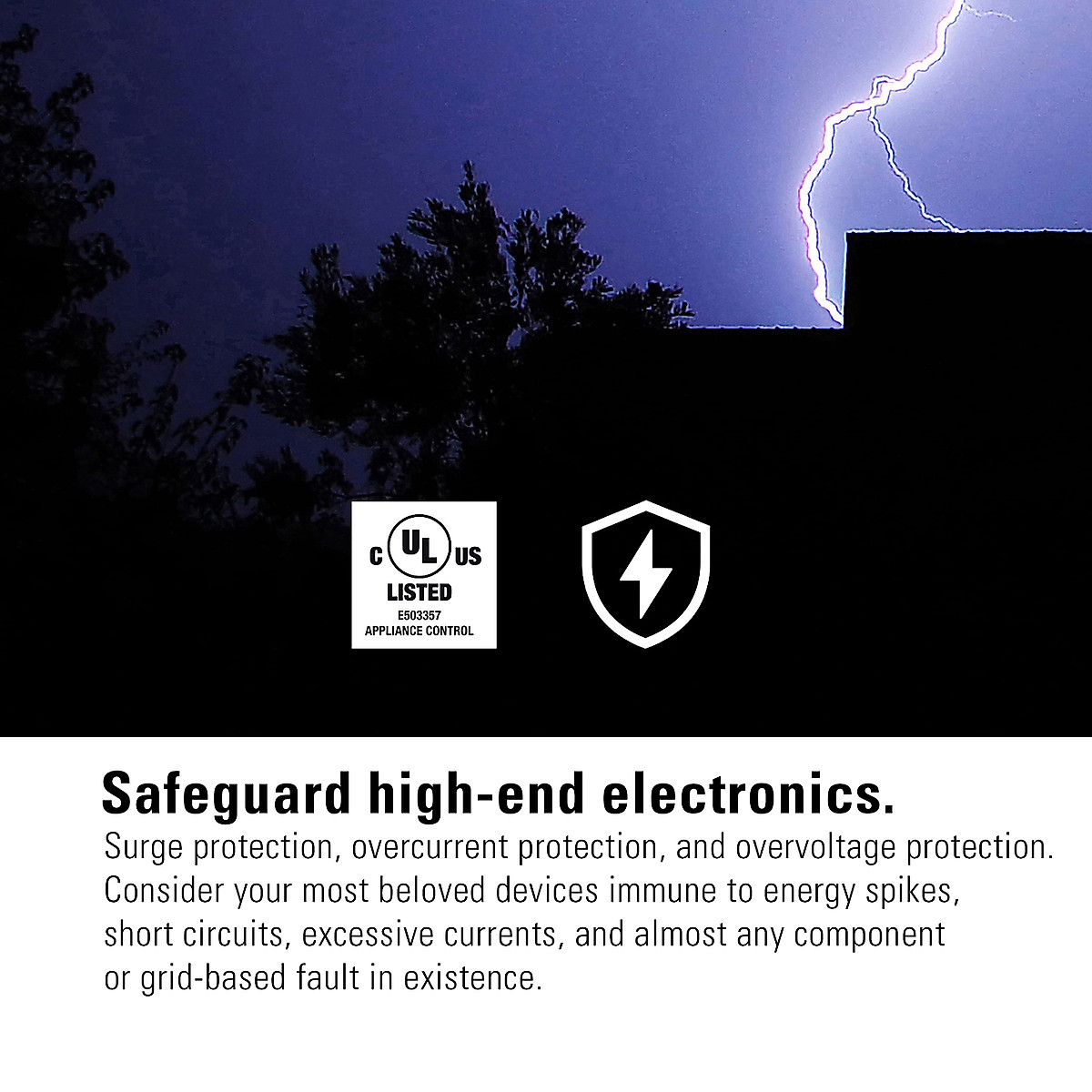 Eve Energy Strip - Apple HomeKit Smart Home Triple Outlet & Power Meter with Built-in Schedules & Switches