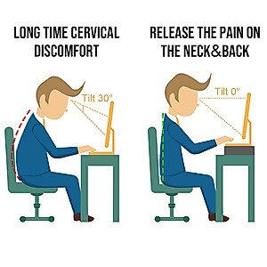 WELLAND Monitor Stand Riser with Drawers, Computer Monitor Stand, Desktop Organizer Stand for Laptop, PC, Office Supplies, White