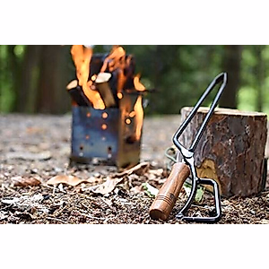 TEOGONIA Fireplace Tongs Charcoal Scissors Firewood Scissors