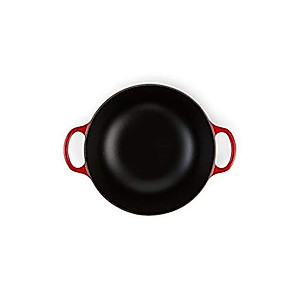 LE CREUSET La Marmite Signature Family Cast Iron Pot, Cast Iron, Cherry red, 32 cm