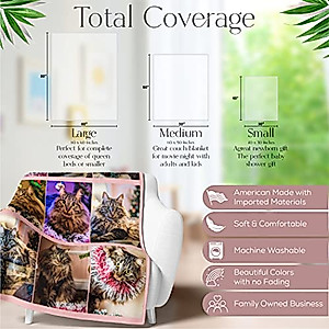 Personalized Photo Blanket | Picture Collage with Text | Custom Blanket for Kids, Babies, Adults | Personalized Blanket for Couch, Sofa | Blanket Gift for Birthday & Christmas (9Pictures - Fleece)