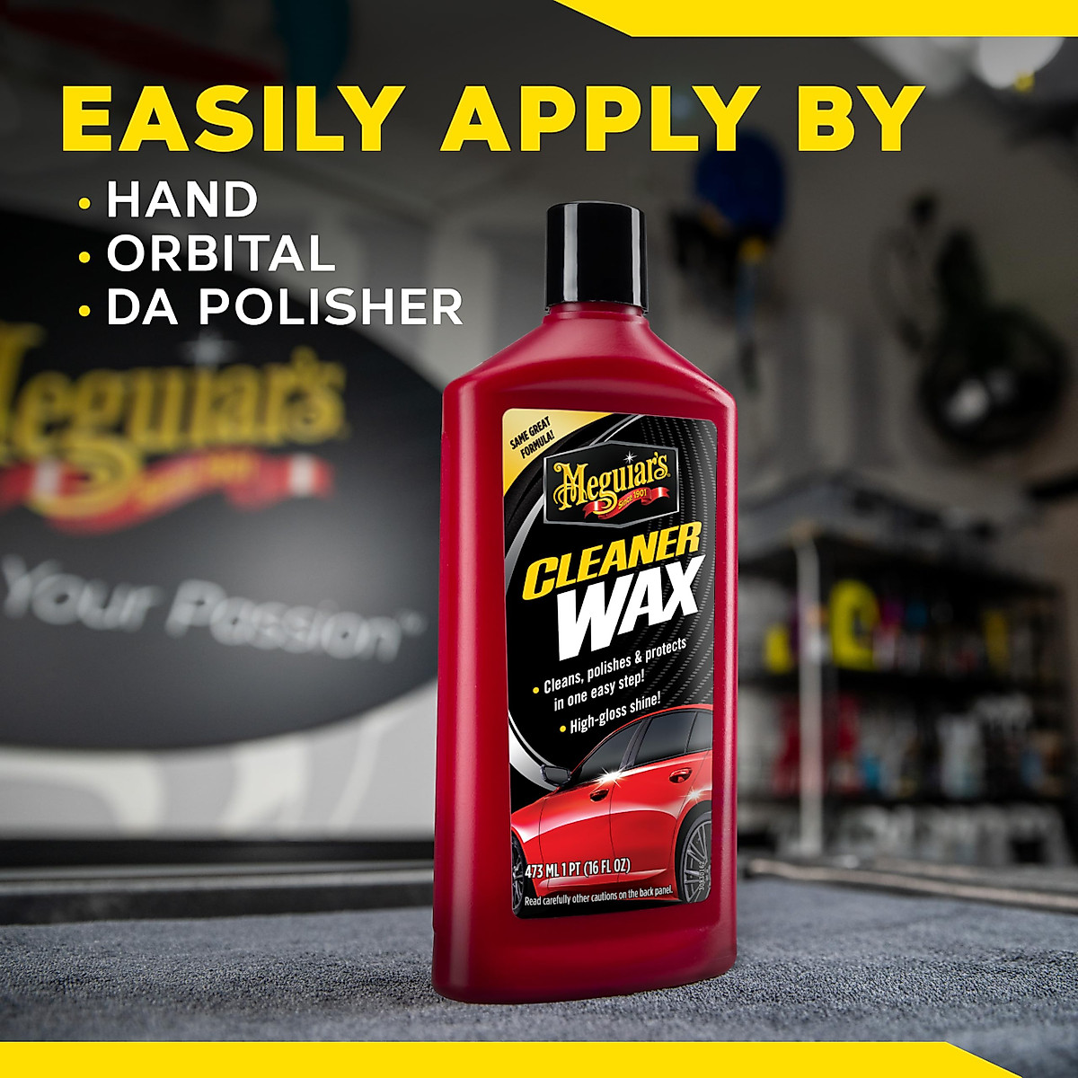 Meguiar's A1216 Cleaner Wax - 16 Oz Bottle