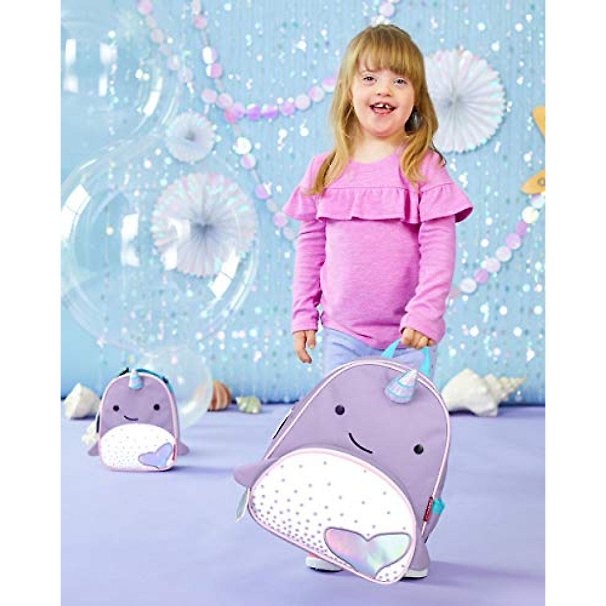 Skip Hop Toddler Backpack, Zoo Preschool Ages 3-4, Narwhal