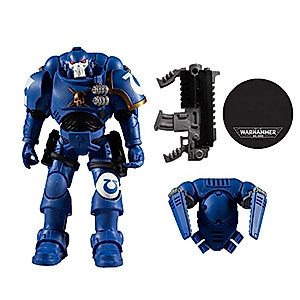 McFarlane Toys Warhammer 40,000 Ultramarines Reiver with Bolt Carbine & Base 7" Action Figure