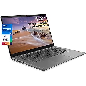 Lenovo IdeaPad 3 14" Laptop | Intel i7-1165G7 | Iris Xe Graphics | IPS | USB TypeC | Wi-fi 6 | Fingerprint Reader | Webcam & Camera Shutter | Large Battery | W/Mousepad (20GB RAM | 1TB PCIe SSD)