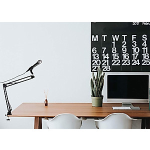 RockJam Heavy Duty, Desk Mounting Mic Scissor Arm Microphone Stand RJMS050