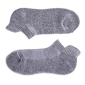 IDEGG 8 Pairs Ankle Performance Athletic Running Socks Low Cut Sports Tab Socks for Women and Men