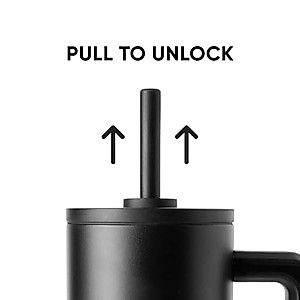 Simple Modern 40 oz Tumbler with Handle and Straw Lid | Leak-Proof Insulated Stainless Steel Water Bottle Travel Mug Cupholder Use | Gifts for Women Men Him Her | Trek Signature | Arctic Blue