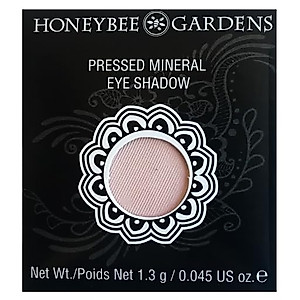 Honeybee Gardens Pressed Powder Matte Pink Eyeshadow Single REFILL (Ballet - matte soft pink) | PAN ONLY, NO COMPACT | Vegan, Gluten Free, Cruelty Free, 1.3g