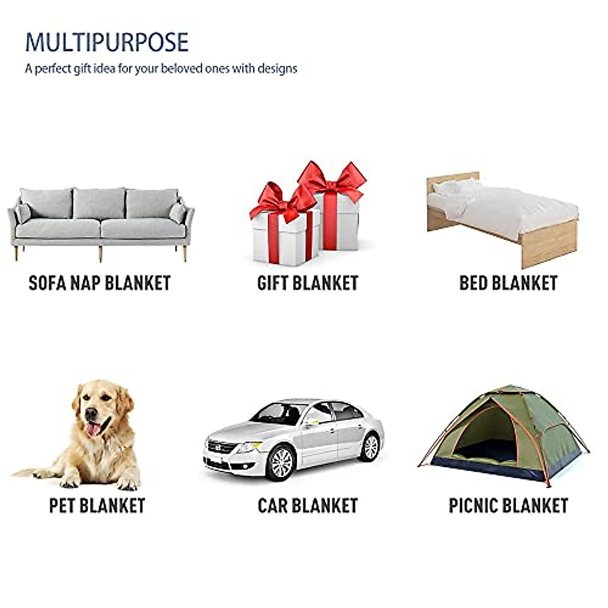 Gorilla Animal Blanket Bedding Throw Super Soft Cozy Flannel Plush Blanket Size for Boy Girl Adults Couch Sofa 80"x60" Large for Adult