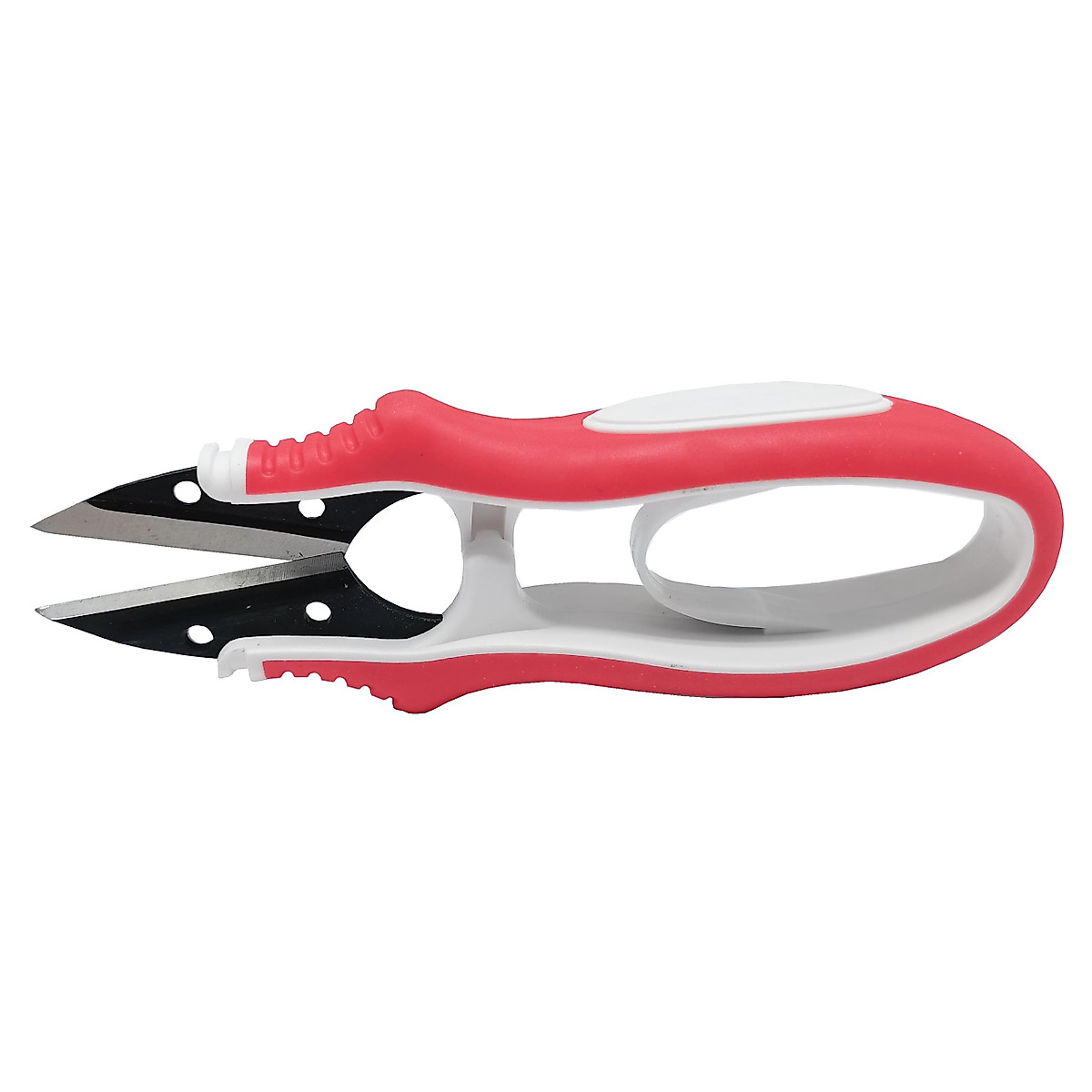 HONEYSEW Thread Snips Sewing Scissors Clipper with Sheath Cover Small Embroidery Thread Thrum Yarn Trimming Nipper for Stitch DIY Supplies Thread Cutter Tool (Red)