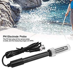 Ph Probe,Industry Ph Electrode Ph Probe Value Detect Acquisition Monitoring Professional Industrial Control Supplies Ph Probe Electrode for Aquariumtds Ppm Accurate Accuracy High