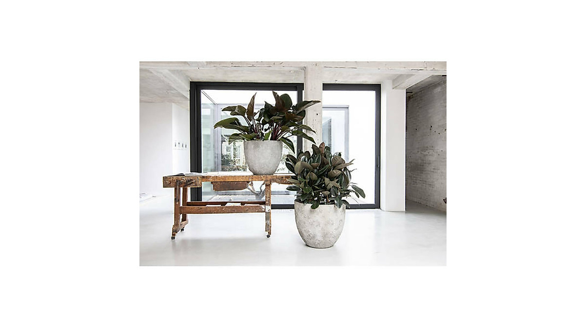 Pottery Pots Imperial White Planter 16.54" for Indoor & Outdoor Use