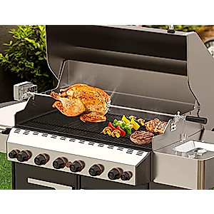 onlyfire 6902 Universal Barbecue Grill Stainless Steel Rotisserie Motor Bracket Set