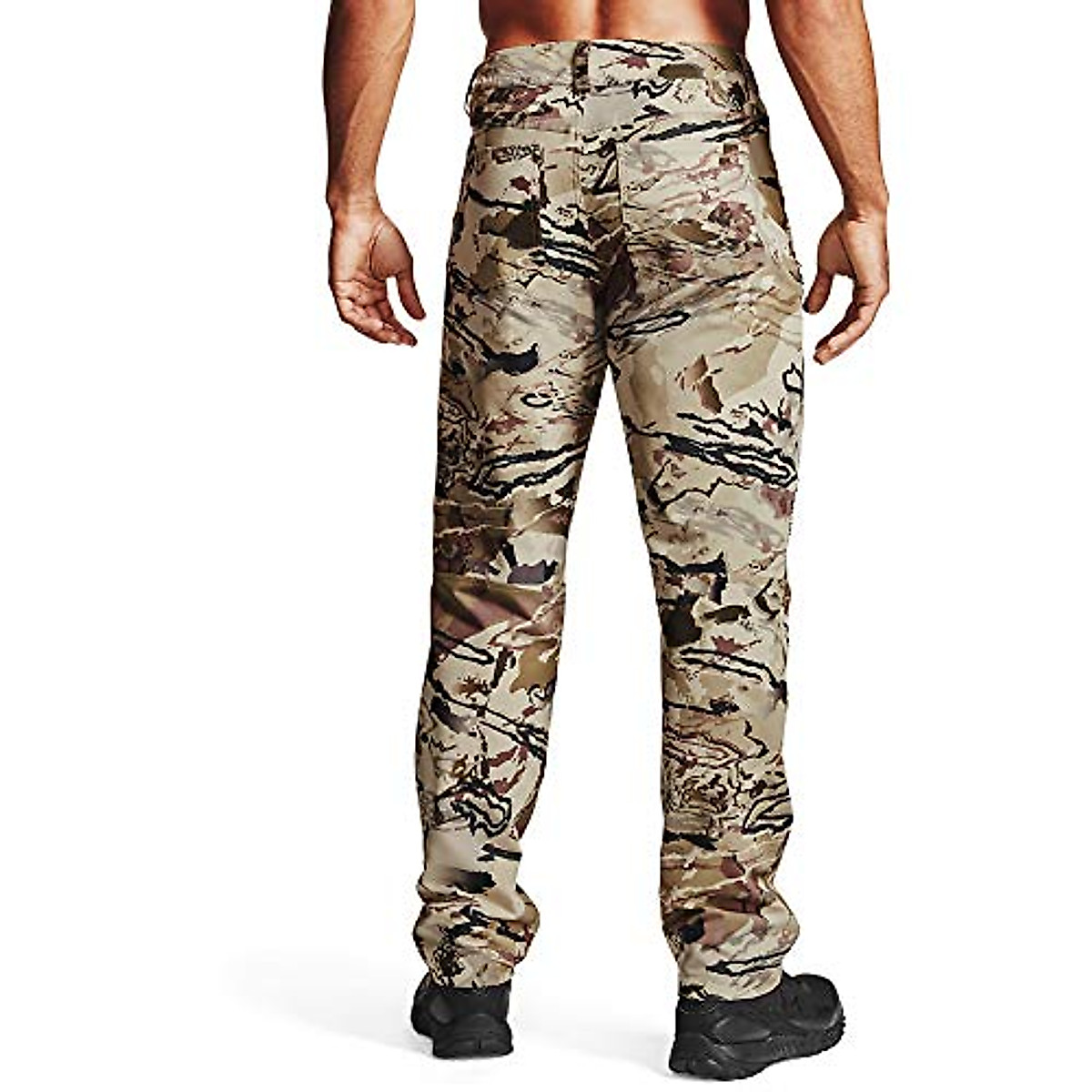 Under Armour mens Backwoods Straight Leg Pants , Ua Barren Camo (999)/Black , 36/30