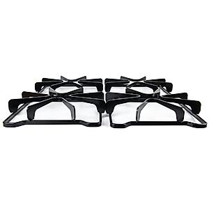 8053458 4 Pack of Gas Range Burner Cooking Grate for Compatible with Whirlpool WPW10268483 W10268483 8053580 AP6018155 PS11751457