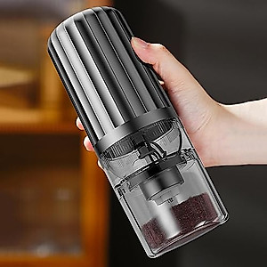 Automatic Coffee Grinder, Ceramic Coffee Bean Grinder, Washable Small Cordless Coffee Grinder With Adjustable Settings, Portable Coffee Grinder Electric Burr For Espresso Drip Camping
