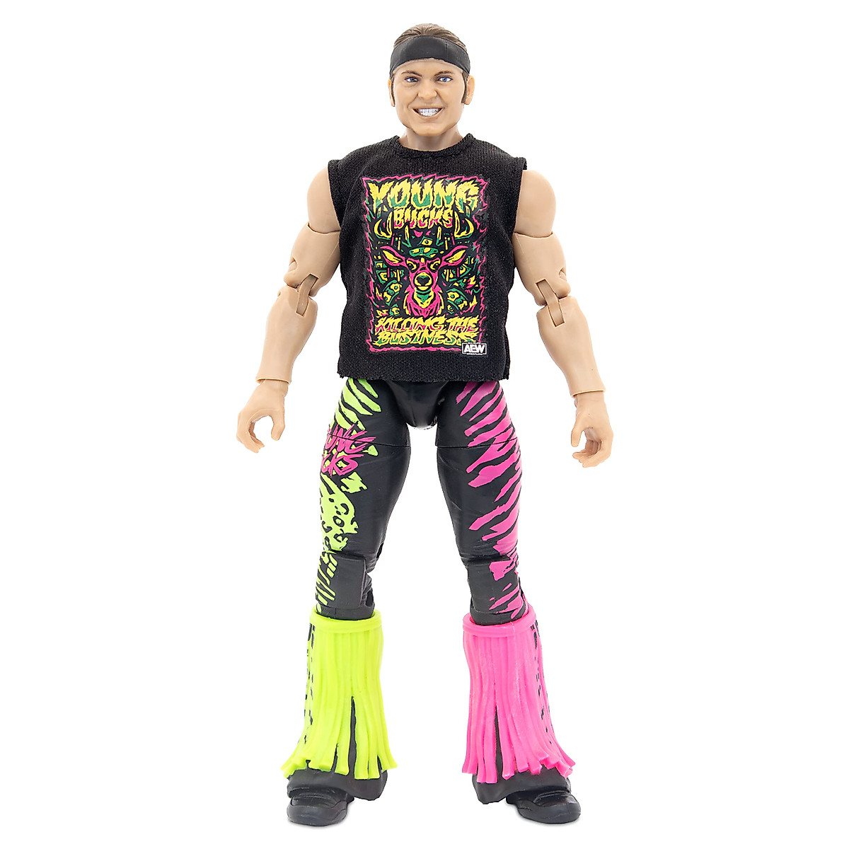 All Elite Wrestling UNRIVALED 2 Pack - The Young Bucks - 6-Inch Matt Jackson and Nick Jackson Figures with Accessories, Multi - Amazon Exclusive