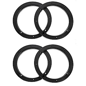 Wakauto 4 Pairs Car Speaker Spacer Adapter Sturdy Speaker Mount Bracket Ring for Car
