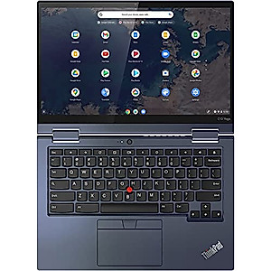 Lenovo ThinkPad C13 Yoga Chromebook 2-in-1 Laptop, 13.3" FHD Touchscreen 300nits, AMD Ryzen 3 3250C, 4GB DDR4 RAM, 512GB PCIe SSD, Backlit Keyboard, Abyss Blue, Chrome OS, BROAG USB Extension Cable