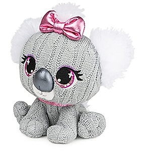 GUND P.Lushes Designer Fashion Pets Victoria Melbie Premium Koala Stuffed Animal, Gray and Pink, 6”