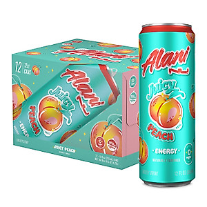 Energy Drink - Juicy Peach (12 Drinks, 12 Fl Oz. Each)