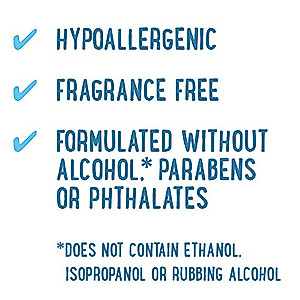 Amazon Brand - Mama Bear 99% Water Baby Wipes, Hypoallergenic, Fragrance Free,72 Count (Pack of 6)