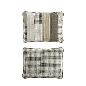 Eddie Bauer - Queen Quilt Set, Cotton Reversible Bedding with Matching Shams, Home Decor for All Seasons (Fairview Sand, Queen)