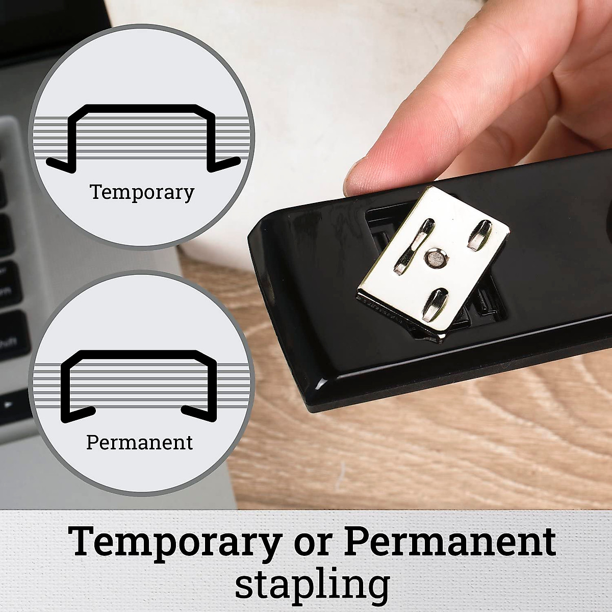 Swingline Stapler, 747, Classic Desktop Stapler Heavy Duty, 30 Sheet Capacity, Portable, Durable Metal Stapler for Office Desk Accessories or Home Office Supplies, Black (74701)