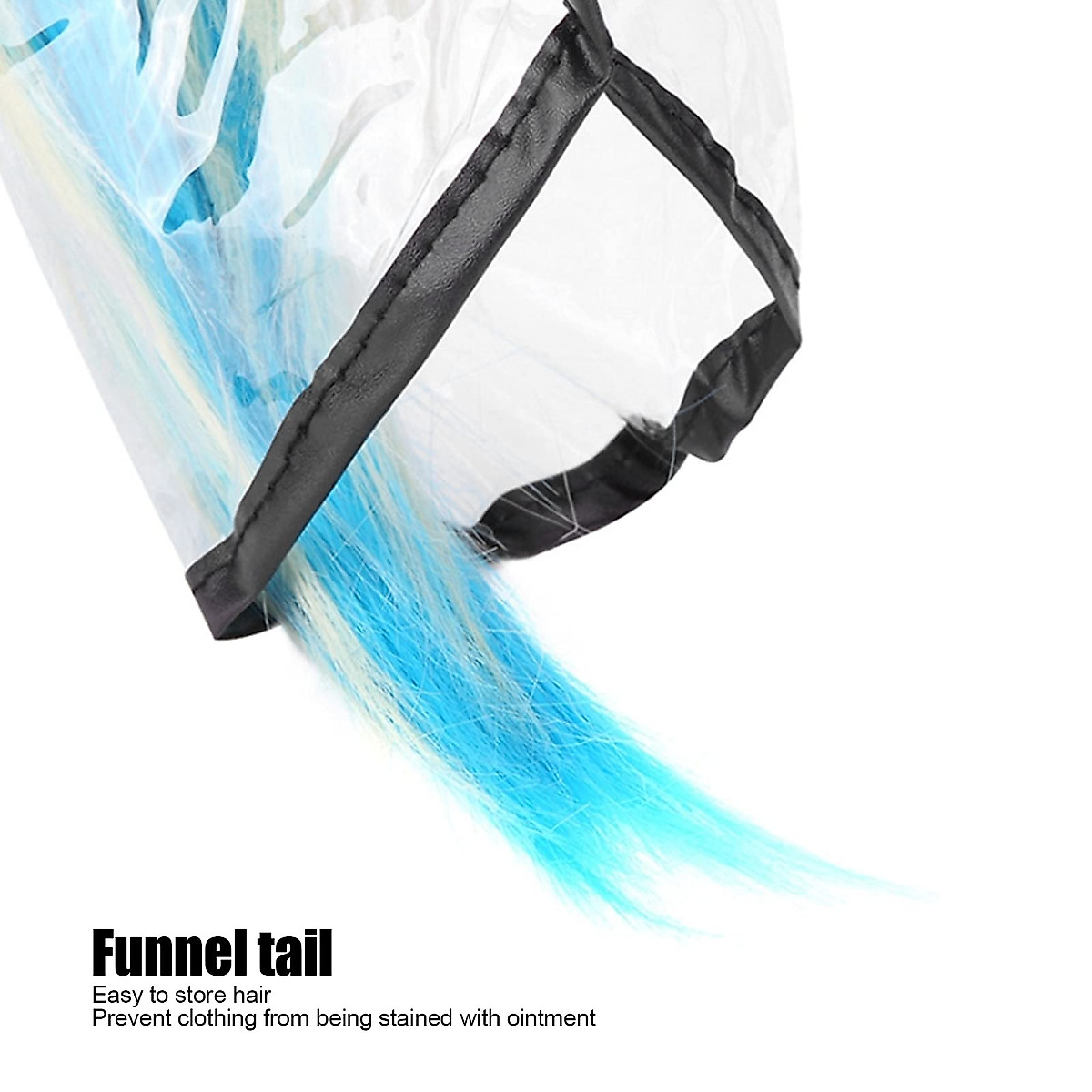 Hair Funnel For Upright Position Washing/Shampooing/Dyeing Comfortable Hair Treatments Dyeing Sealed Funnel Home Salon Hair Shampoo Washing Rinse Cape Accessory