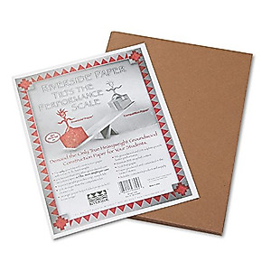 Riverside 3D Construction Paper, Brown, 9" x 12", 50 Sheets