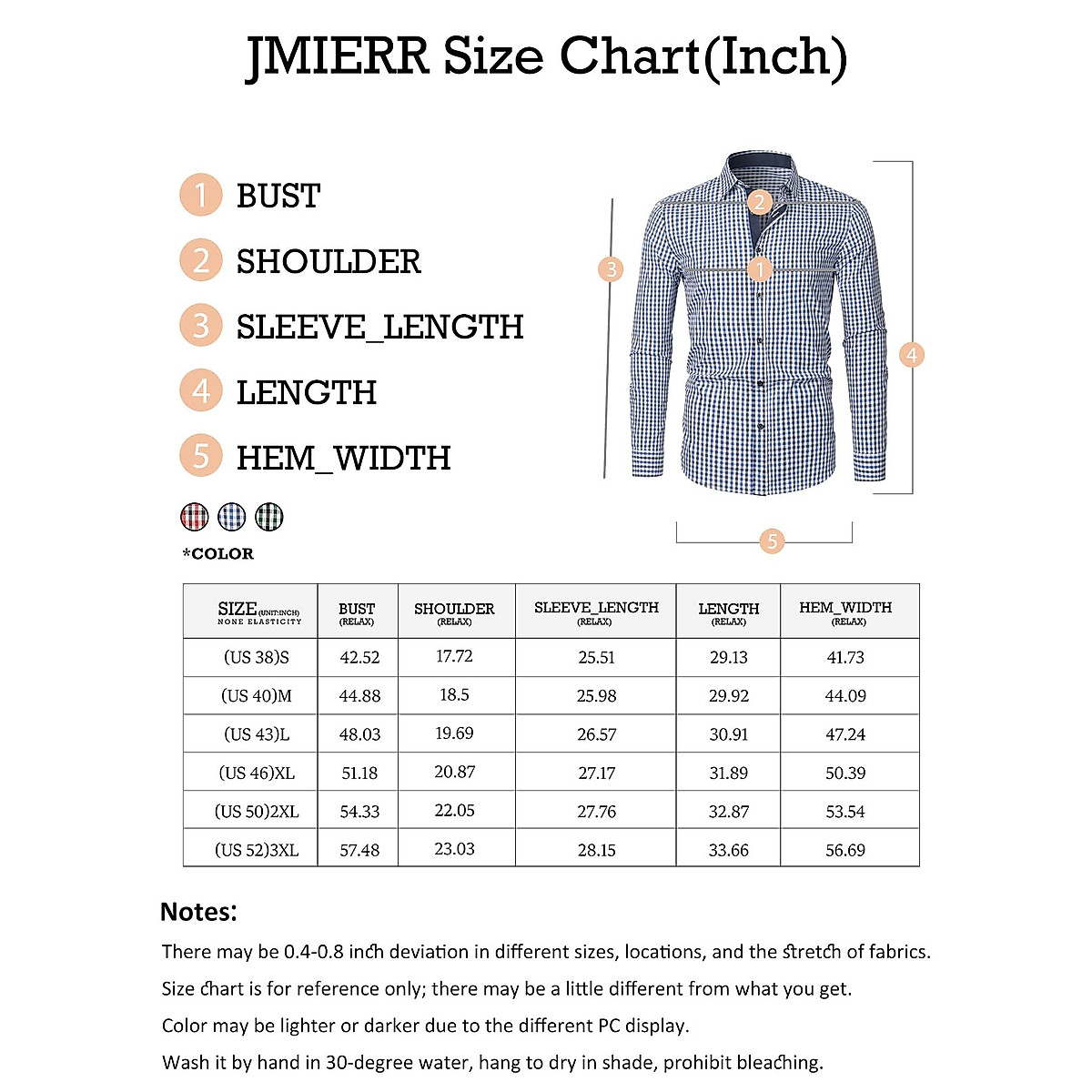 JMIERR Mens Button Up Shirts Long Sleeve Dress Shirts Plaid Slim Fit Fasion Casual Clothing, US 49(2XL), A Green