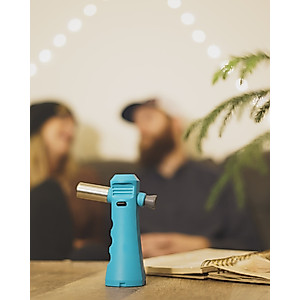 FLARE Micro Butane Torch | Refillable Cooking Kitchen Blow Torch With Lock & Adjustable Flame | Designed To Match Decor & Lifestyle For Personal Use From Creme Brulee To Camping